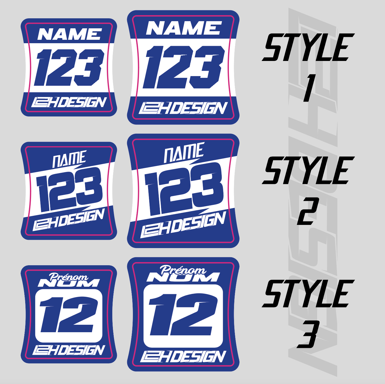 Stickers moyeux de roues | L2H Design